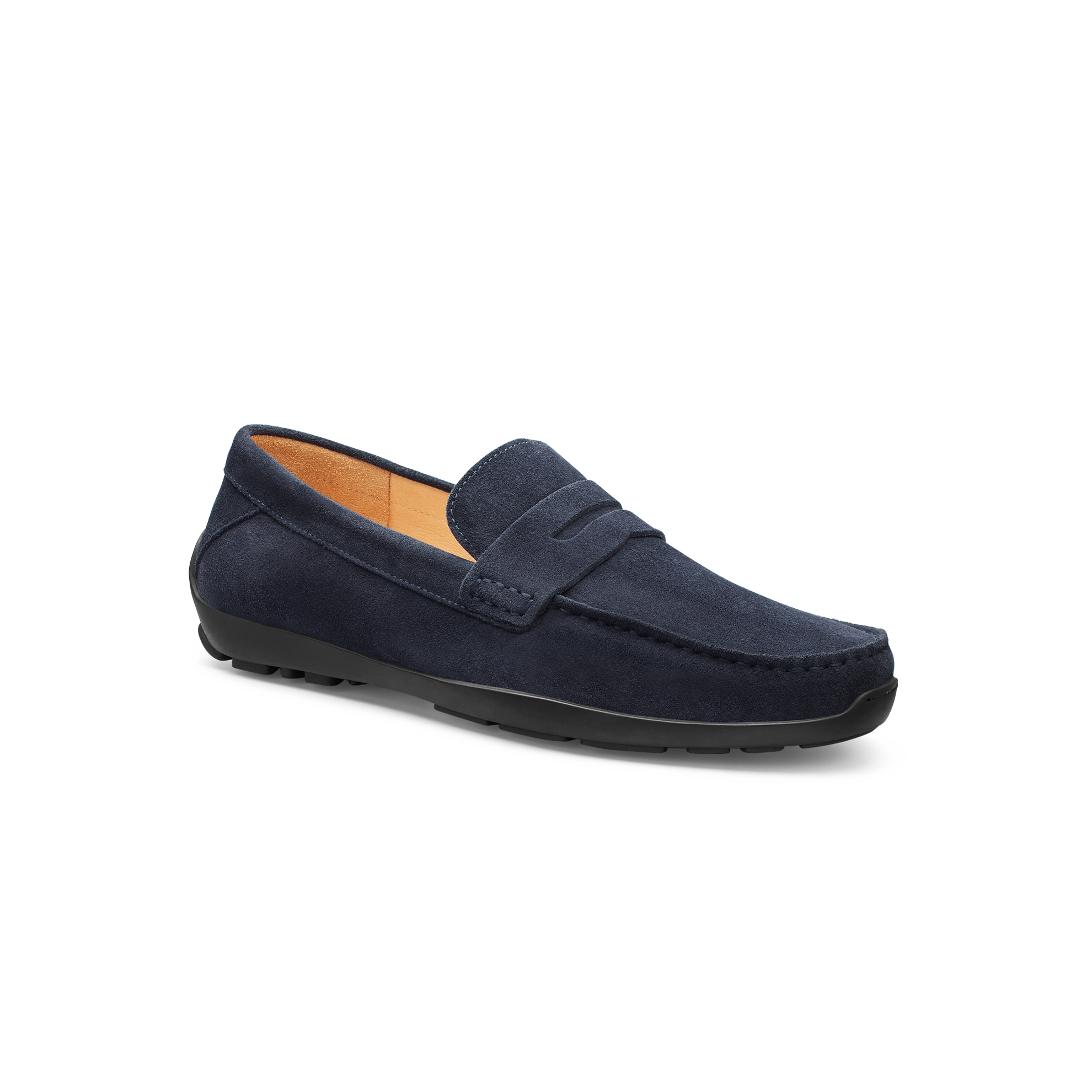 Free Spirit | Men's Leather Drivers | Navy Suede – Samuel Hubbard Canada
